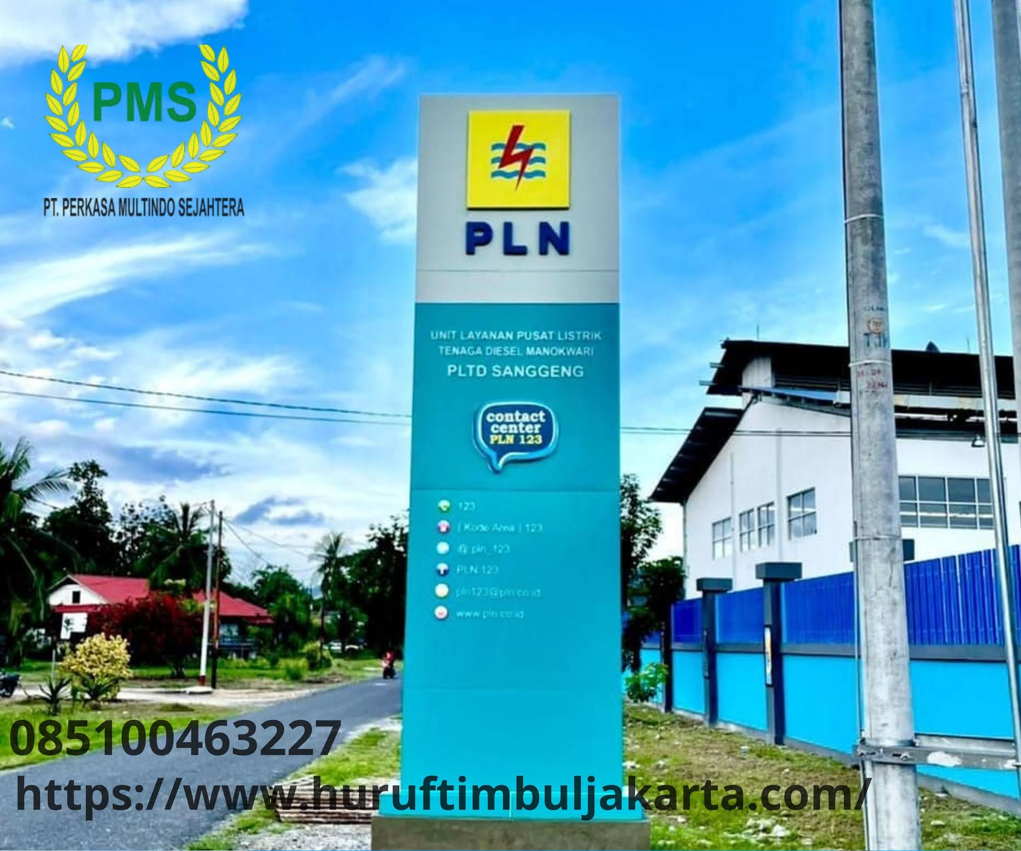 Jasa pembuatan Totem/Pylon sign Semarang 085100463227 - Jasa pembuatan ...