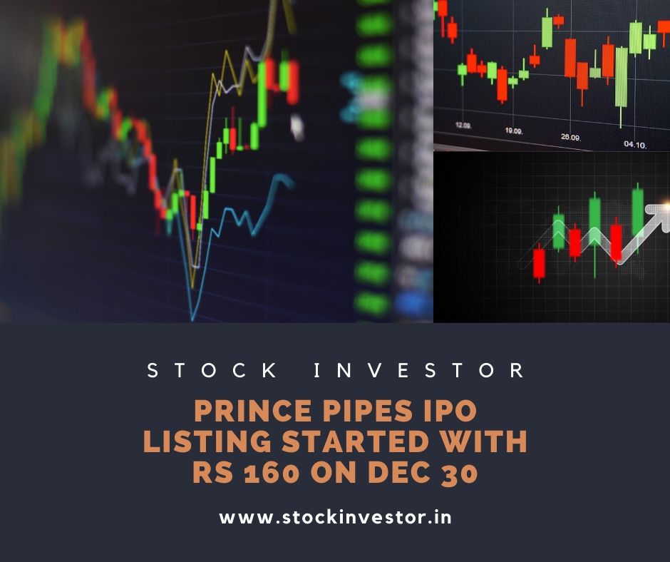 Prince Pipes IPO Listing Started with Rs 160 on Dec 30