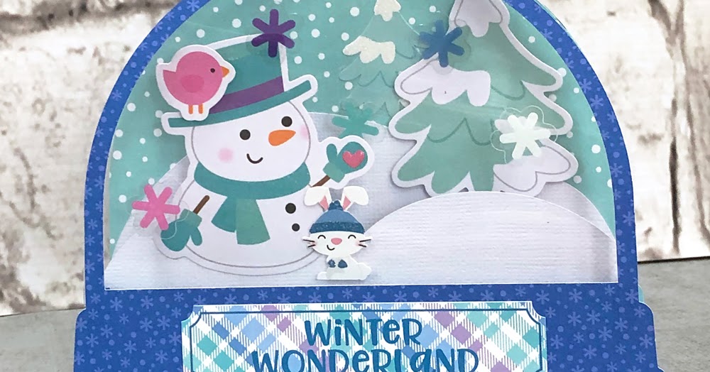 Doodlebug Design Inc Blog: WINTER WONDERLAND SNOW GLOBE CARD | with Kathy