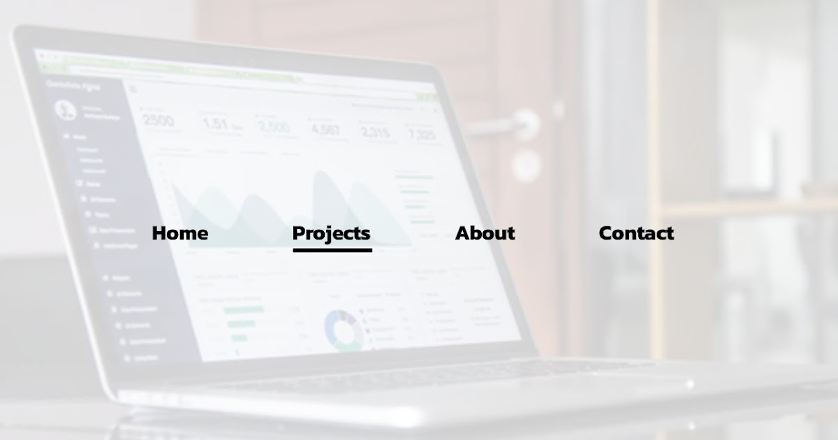 Minimalist Navigation With Flash Effect | Rustcode | RUSTCODE