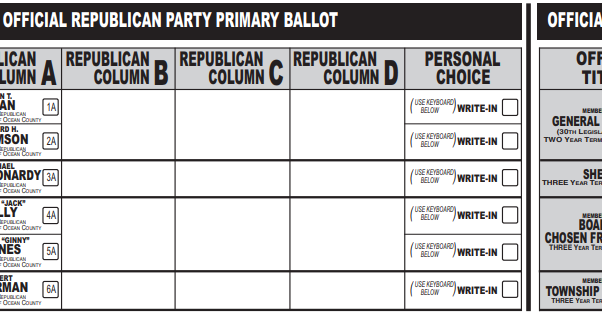 Hefkervelt : Primary Elections This Tuesday sample Ballot