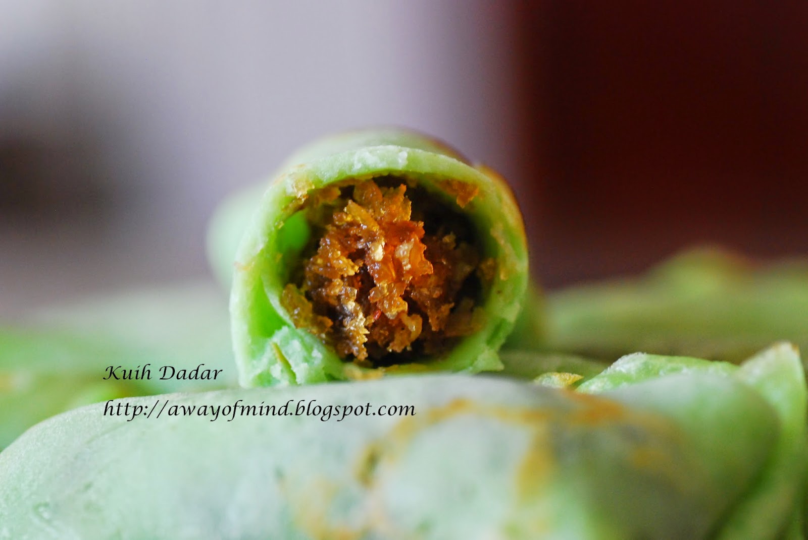 Awayofmind Bakery House: Kuih Dadar / Kuih Ketayap (Sweet Coconut Crepe ...