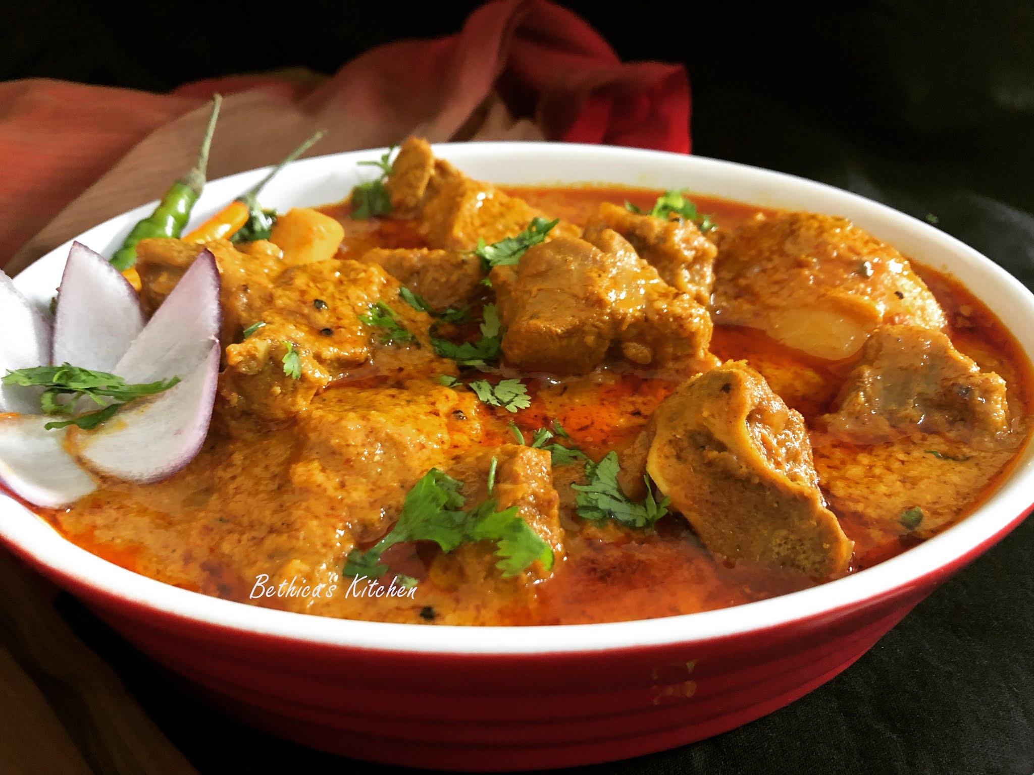 Bethica's Kitchen Flavours: Achari Mutton Curry