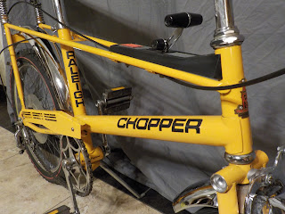 the raleigh chopper blog steve: 1971 5 SPEED GOLDEN YELLOW RALEIGH CHOPPER