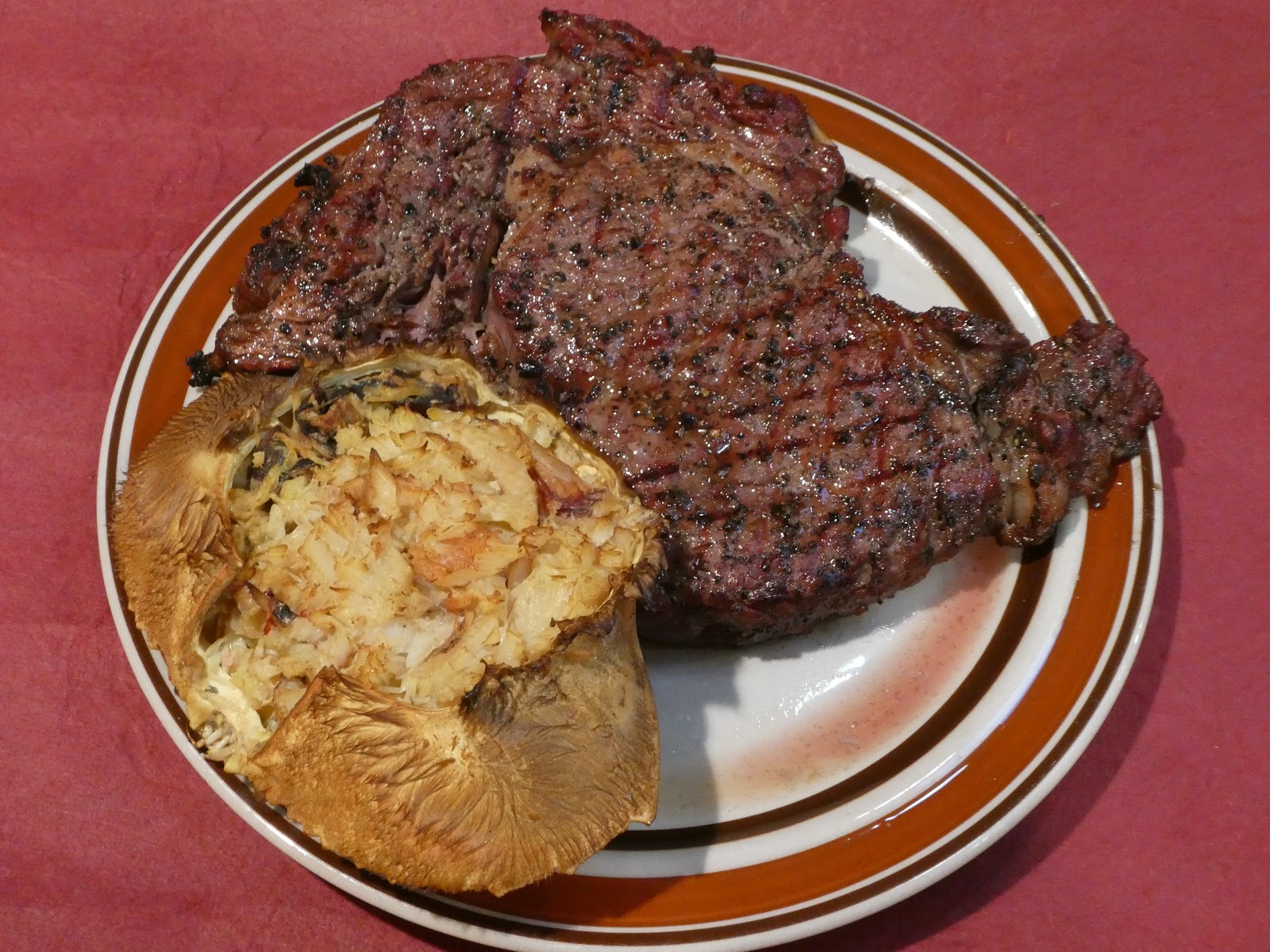 Duck Soup Easy: Oak Grilled Dungeness Crab and Beef Rib Eye Steak ...