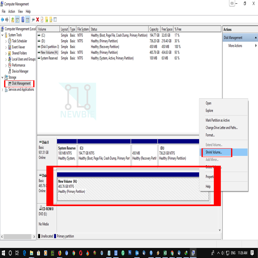 Cara Partisi Harddisk Tanpa Software Di Windows 10 - NEWBIE CODE NEWS ...