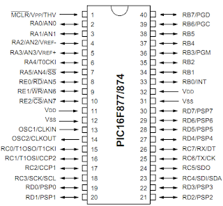 PIC Microcontroller: LED Flashing with PIC16F877