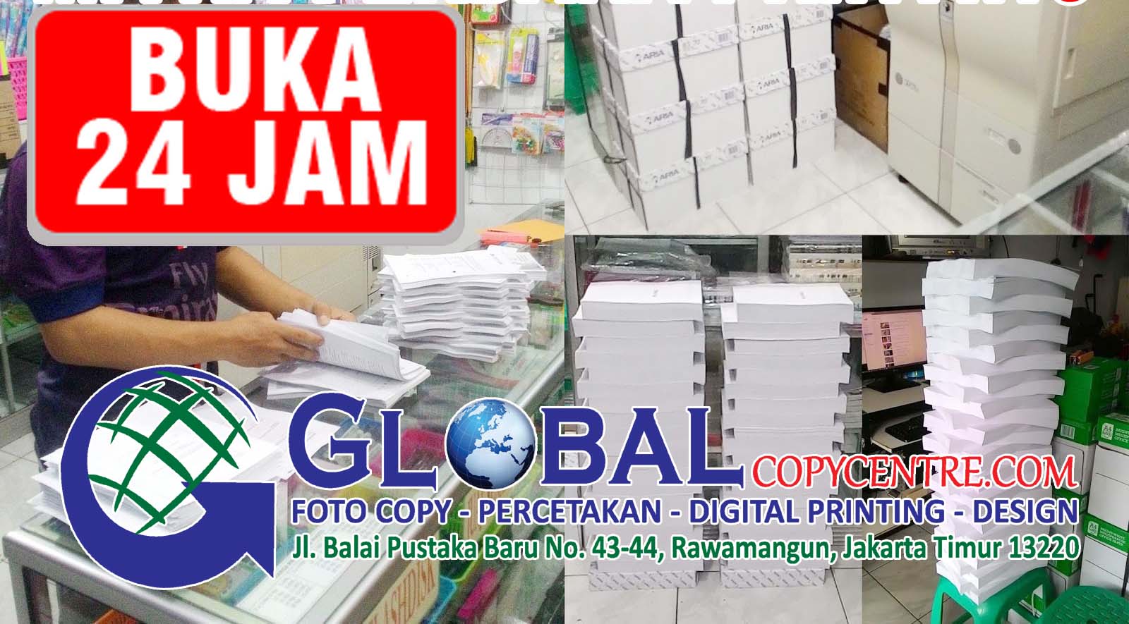 Tempat Jasa Fotocopy 24 Jam di Jakarta - Global Printing Jakarta ...