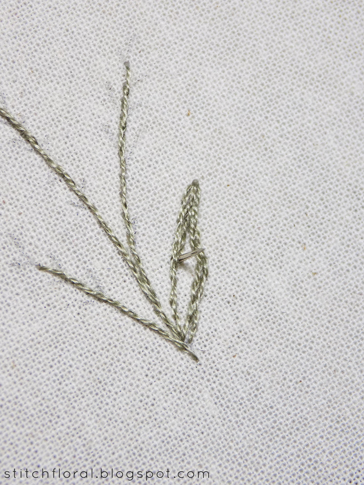 Lavender: embroidered miniature - Stitch Floral