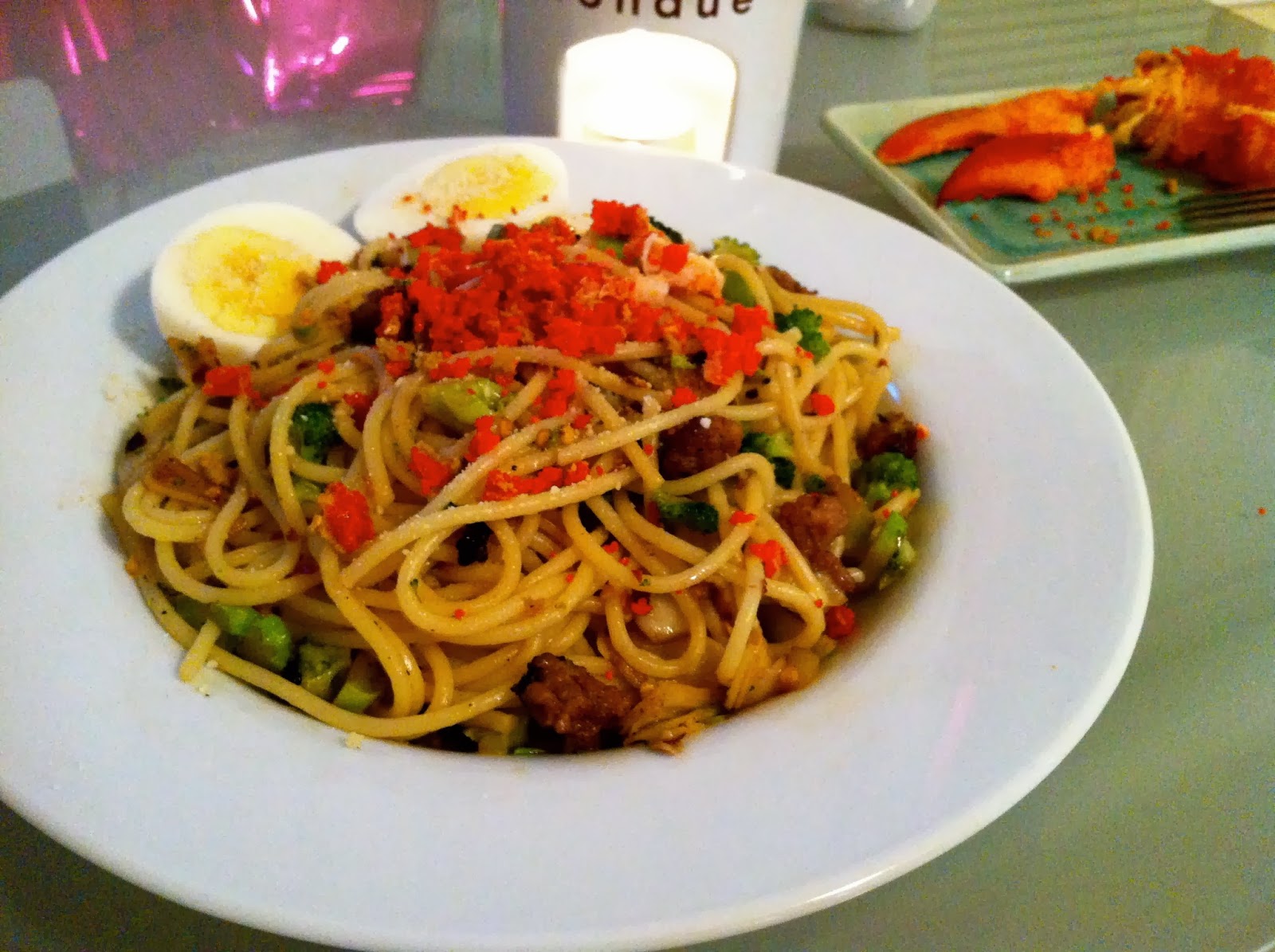 Psycho Bella Fun: Spaghetti Aglio e Olio e Lobstero