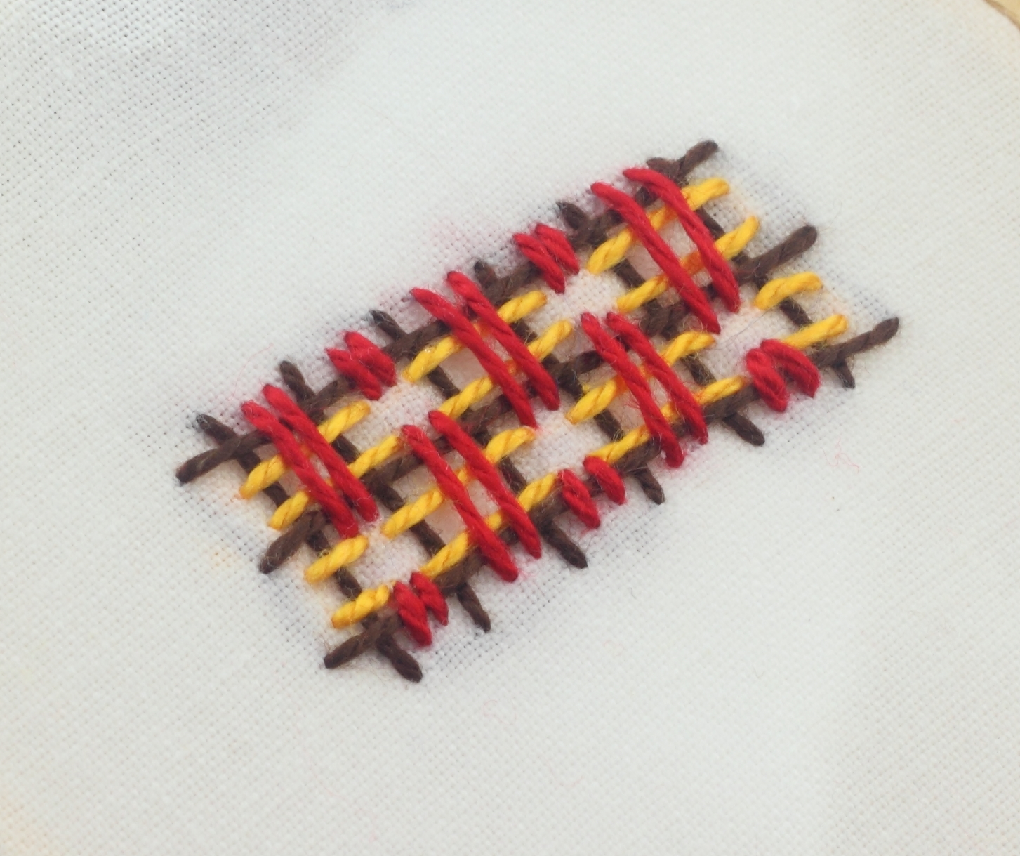 big B: Plaid Filling Stitch