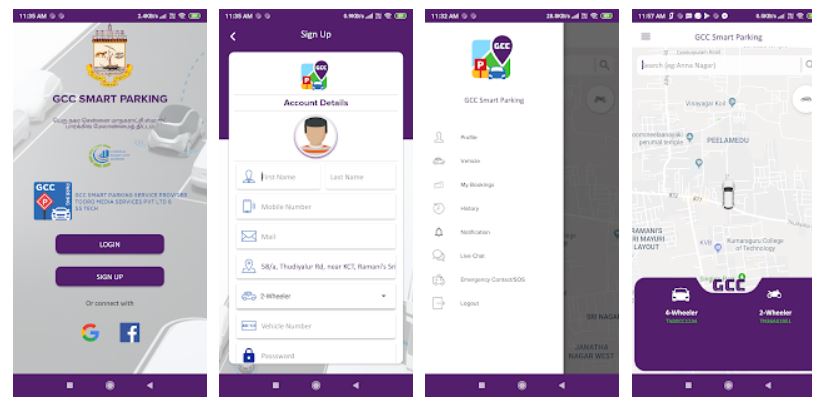 Official Chennai Corporation Parking mobile app - GCC Smart Parking ...