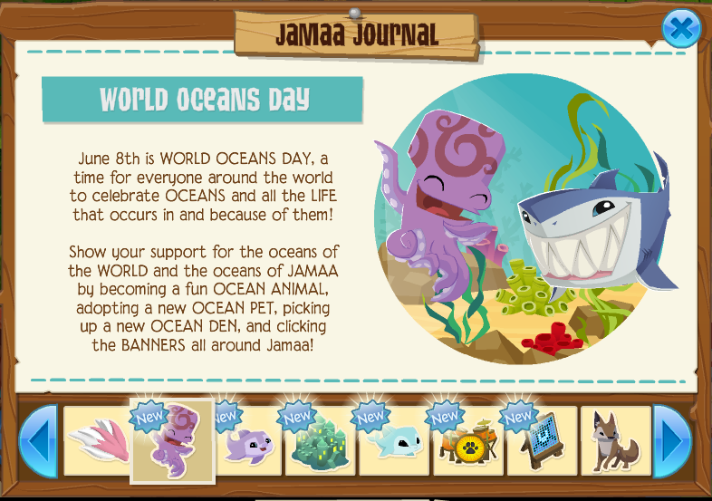 The Animal Jam Whip: Animal Jam World Oceans Day Update