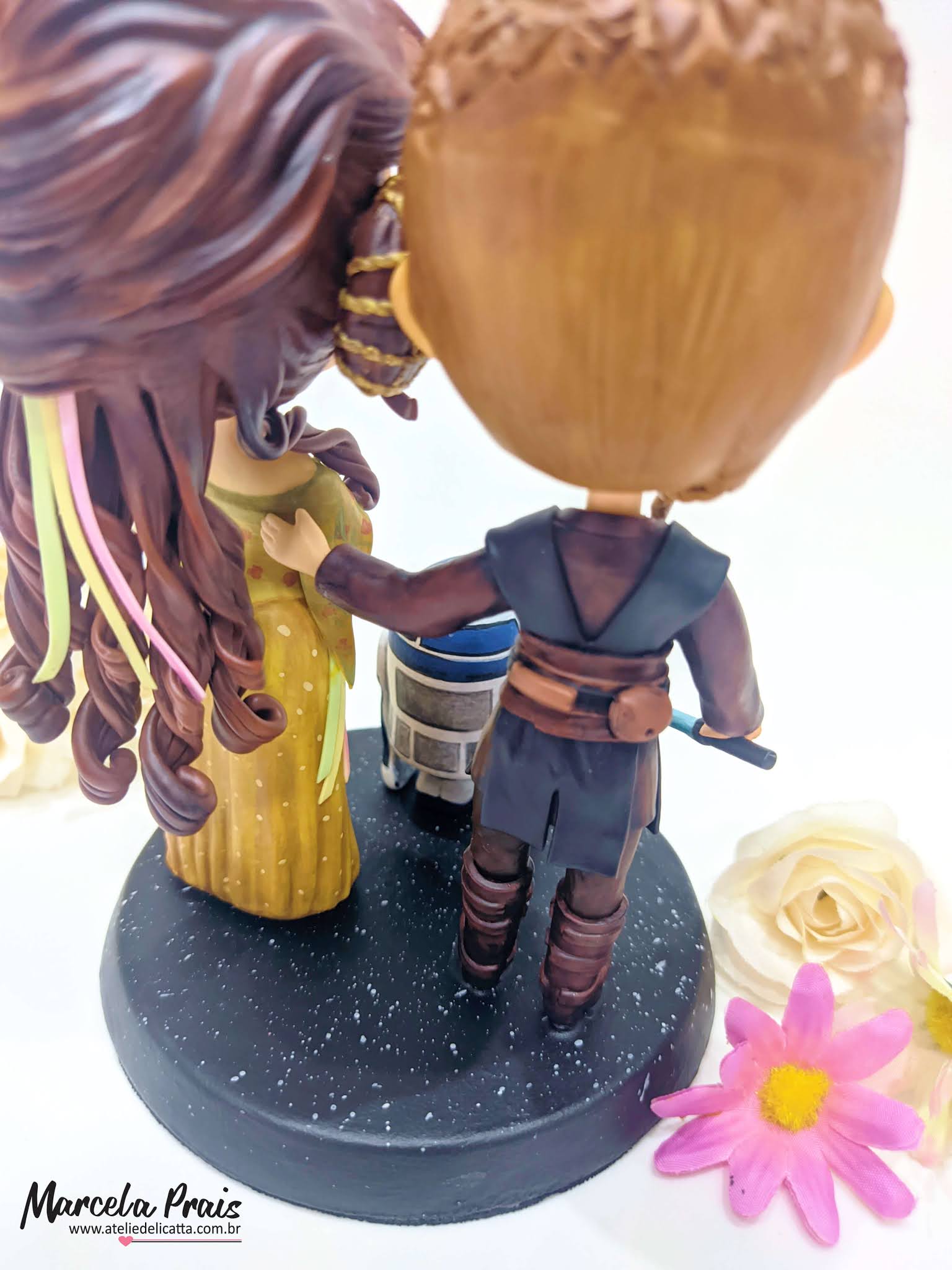 Casal chibi star wars - Anakin e Padmé