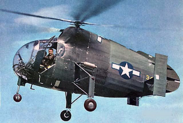 FDRA - Fuerza Aérea: Helicóptero experimental: Kellett XR-8