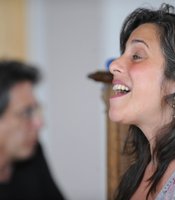 Husband and wife cabaret and songwriting team, Jennie Litt and David ...