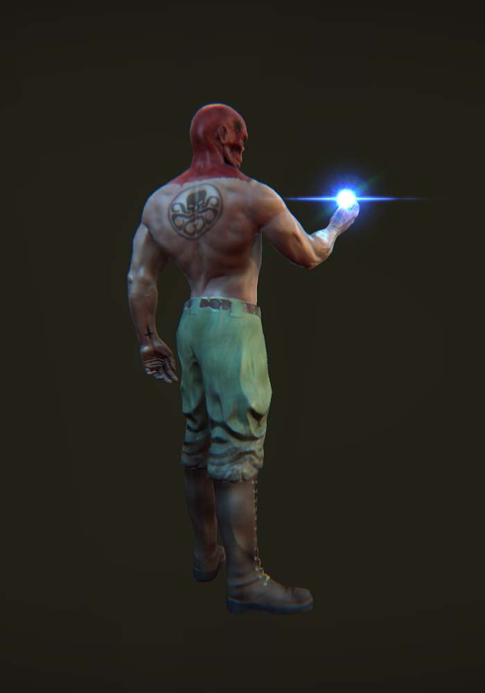 Art Blog: Red Skull - Game Ready Character
