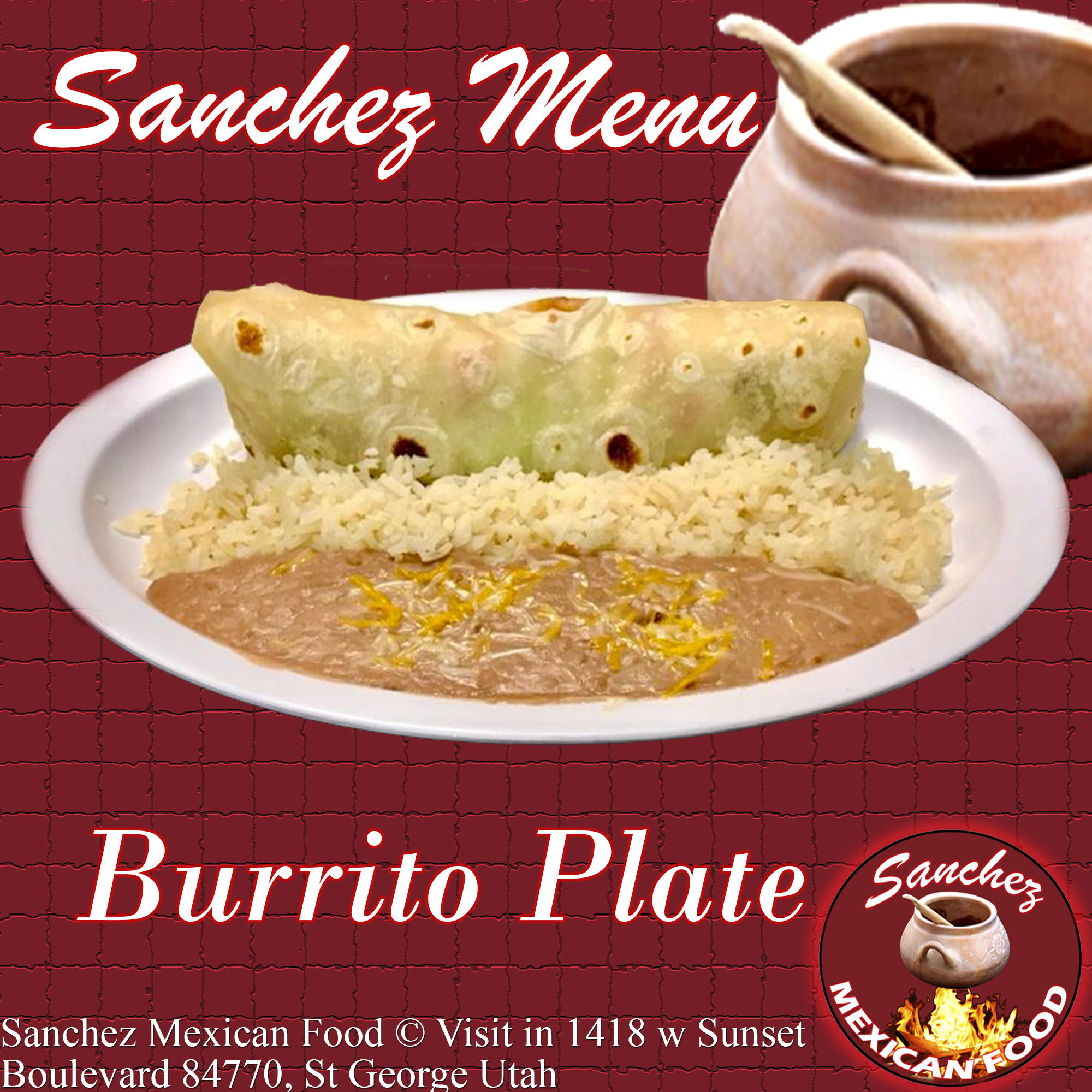 Menu ~ Sanchez Mexican Food