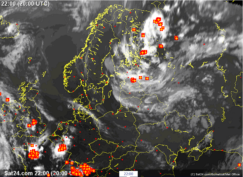 Ilm ja inimesed: Äike 23. juulil/pilves ilm 24.-25. juulil