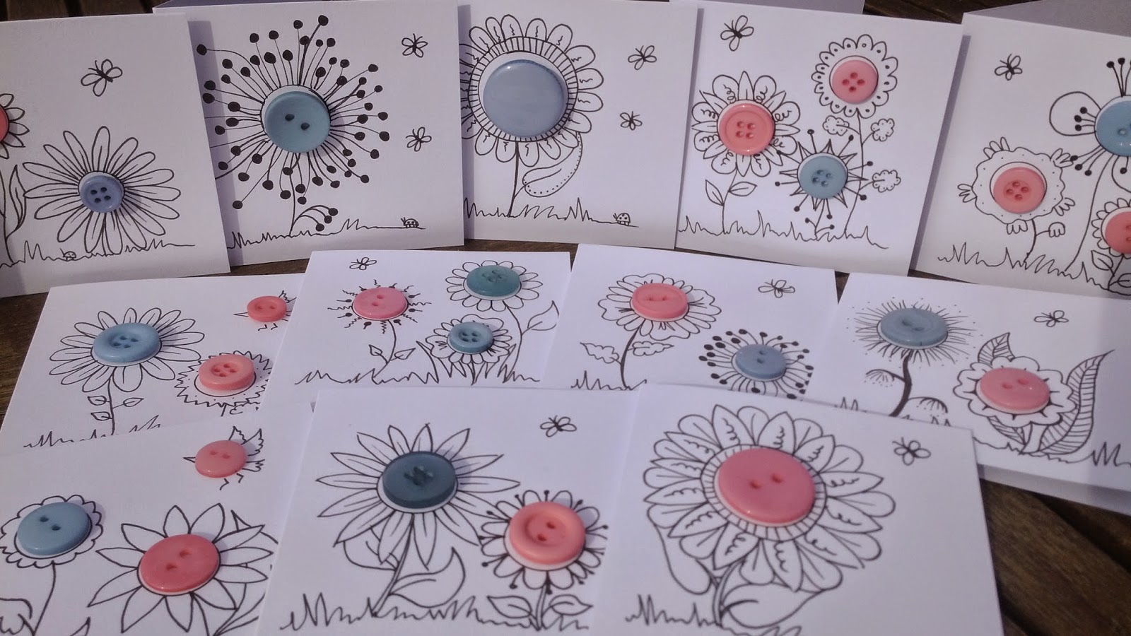 Jennysis: Button Doodle Cards tutorial
