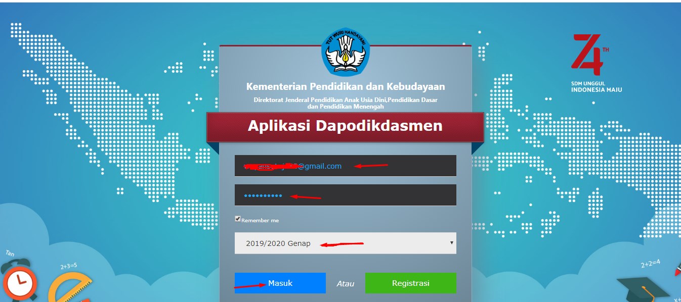 Cara Mudah Membuat Akun PTK dan Cara Login Info GTK Menggunakan Akun ...