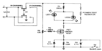 Electronics Etc........................: Another Schematic of Fet Tester