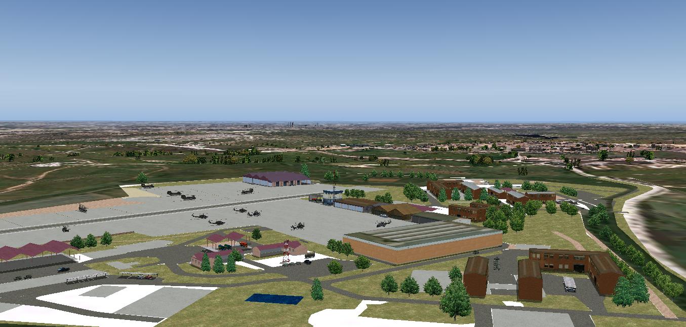 VFR Flight Simulator: Helipuerto Base Militar de Colmenar Viejo LECV ...