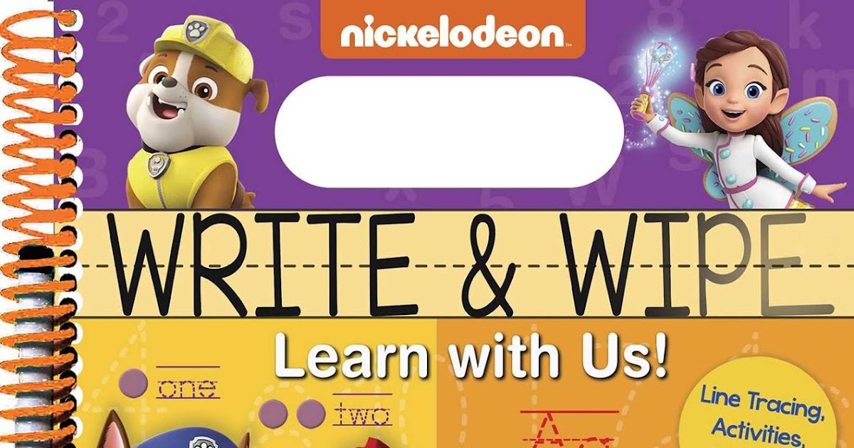 NickALive!: Studio Fun Int'l to Release 'Nickelodeon Write & Wipe ...