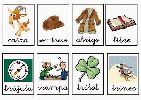 SPANTEXAS: Palabras con cr,fr,tr,br,pr,gr,dr