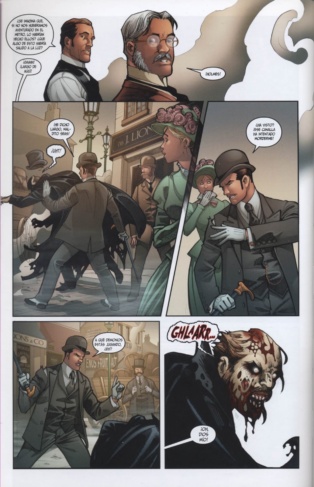 Galicia Comic: Victorian Undead 1 - Sherlock Holmes vs Zombis