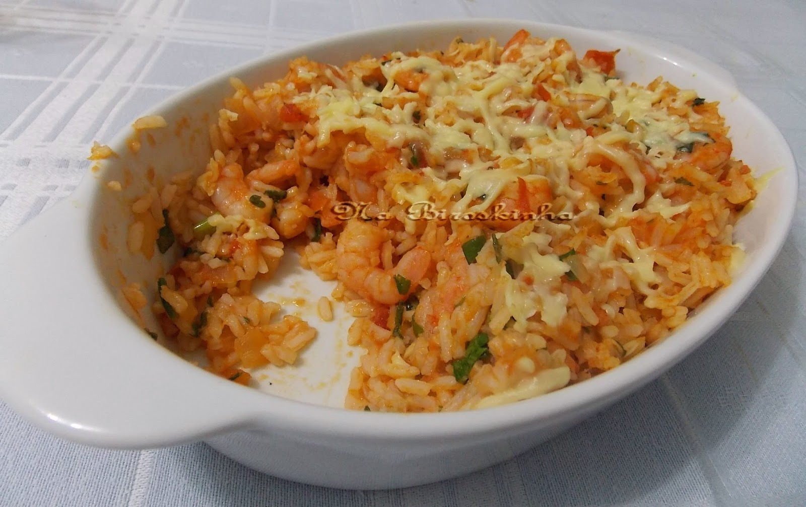 Na Biroskinha: Arroz de Forno com Camarão