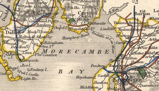 Crossing Morecambe Bay 'Over Sands'