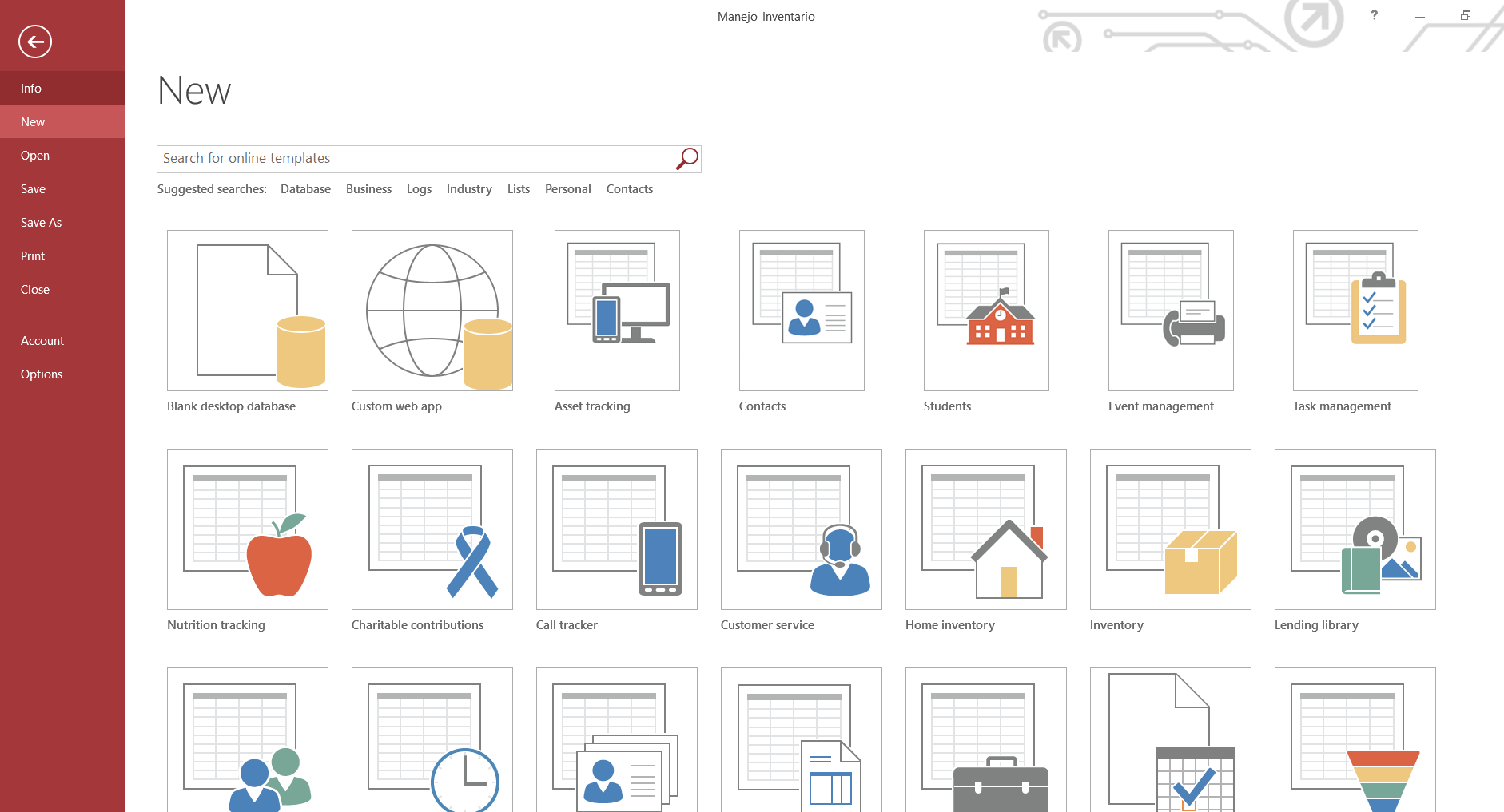 Macros en Access de Microsoft