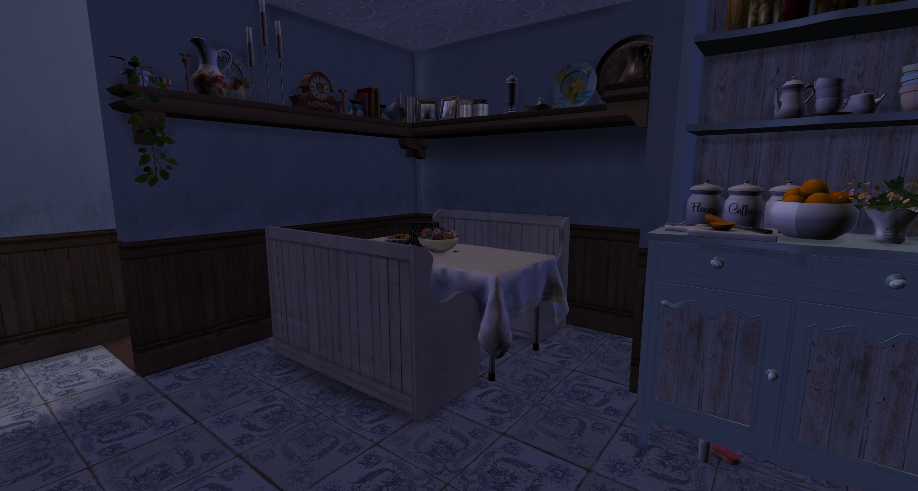 The Sims Powder Room: The Cronhardt