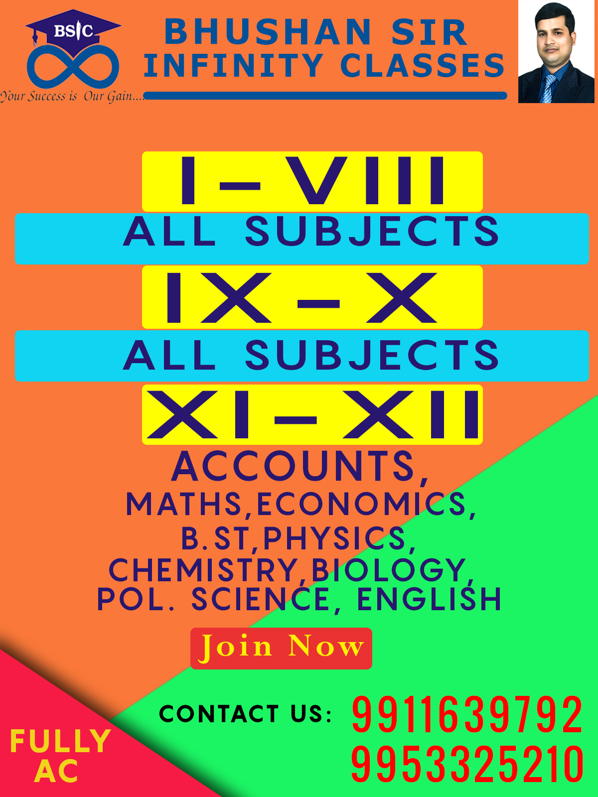 Banner design for educational institutie