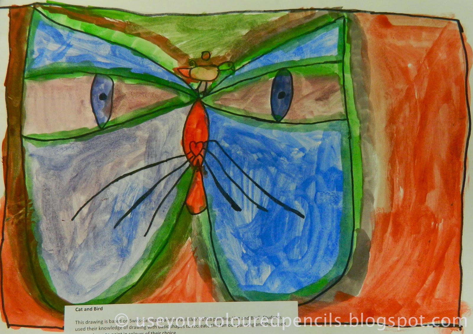 Use Your Coloured Pencils: Cat and Bird