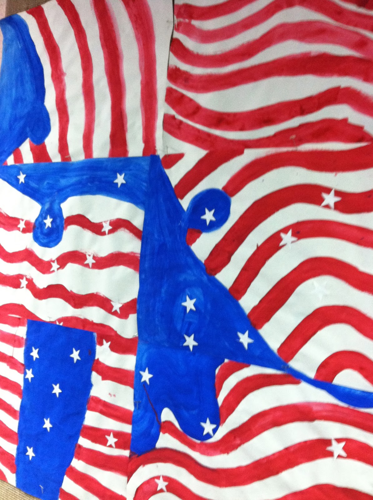 Art at East, Union and more...: 2nd Grade Stripes -- Update