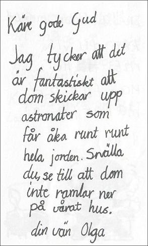 rupebabloggen: Lördagsgodis - Barn skriver till Gud