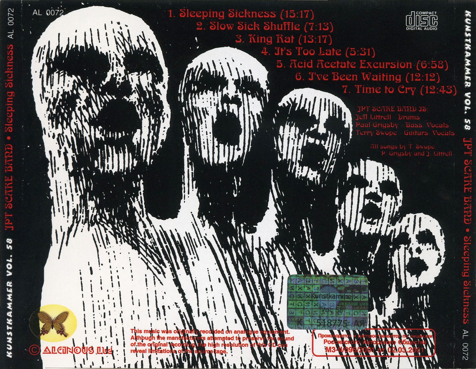 JPT SCARE BAND - Sleeping Sickness