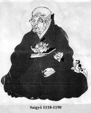 Classical Japanese Translations: Saigyo: Looking to the West