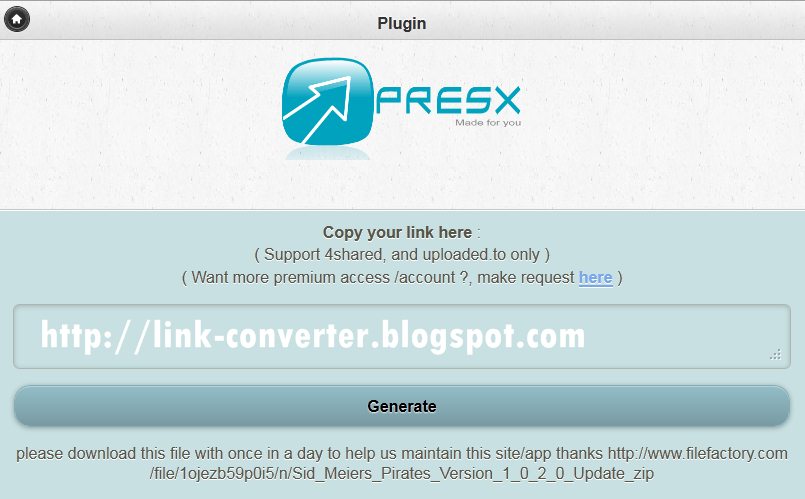 Premium Linker - Link Premium Generator