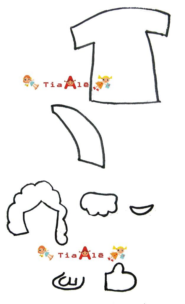 Blog da Tia Alê: FIGURA de JESUS - molde