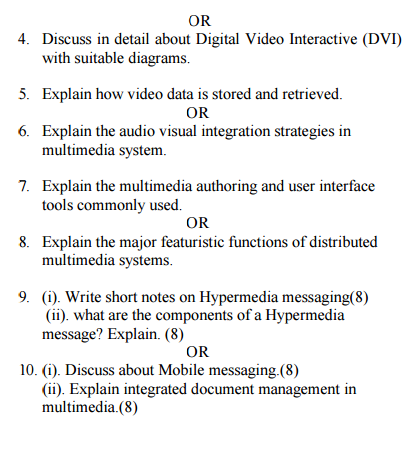 IT6501 – GRAPHICS AND MULTIMEDIA Anna Univ Chennai Oct 2015 Model ...