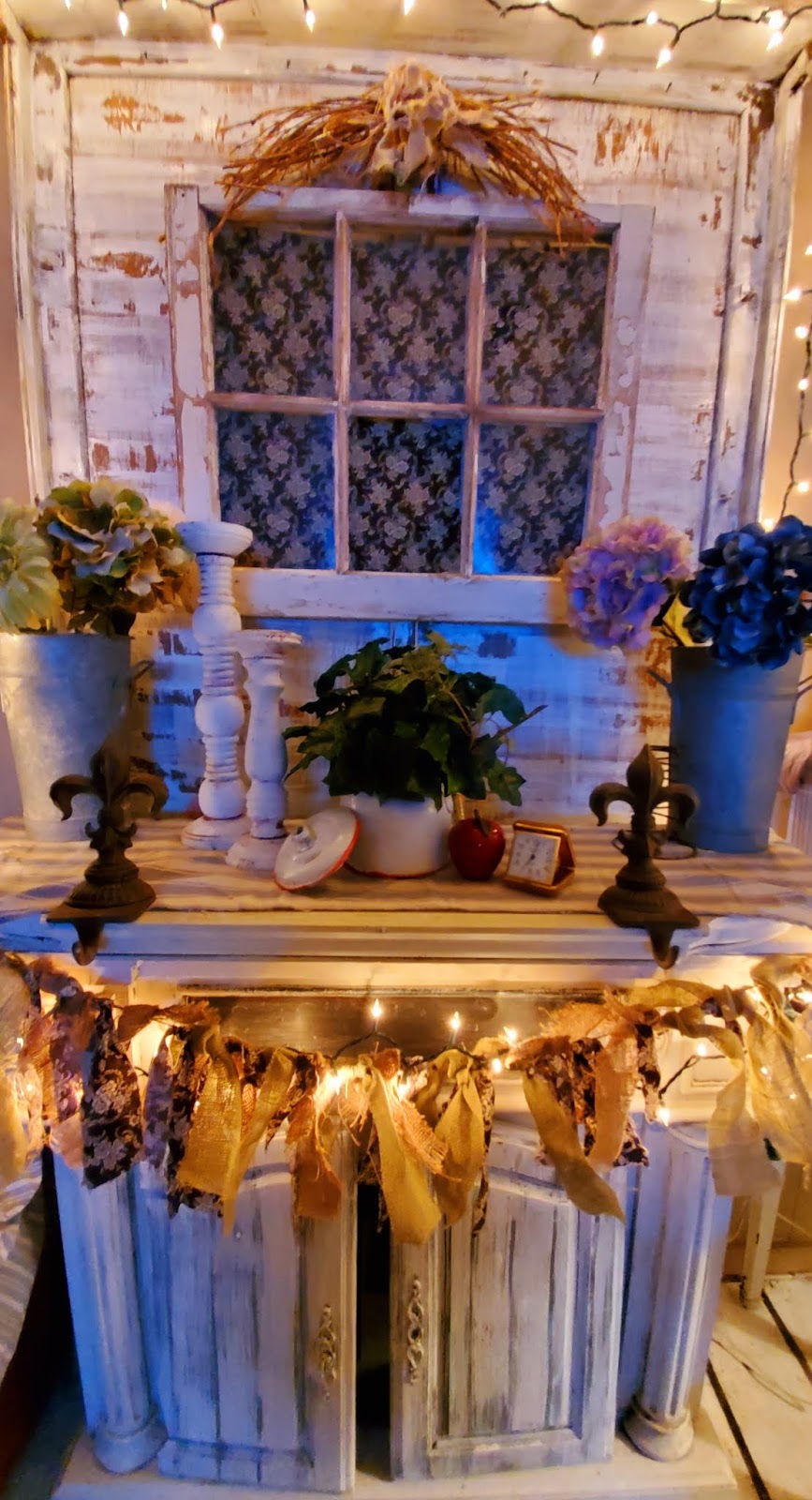 SWEET TEA N' SALTY AIR: Fun Spring Fireplace