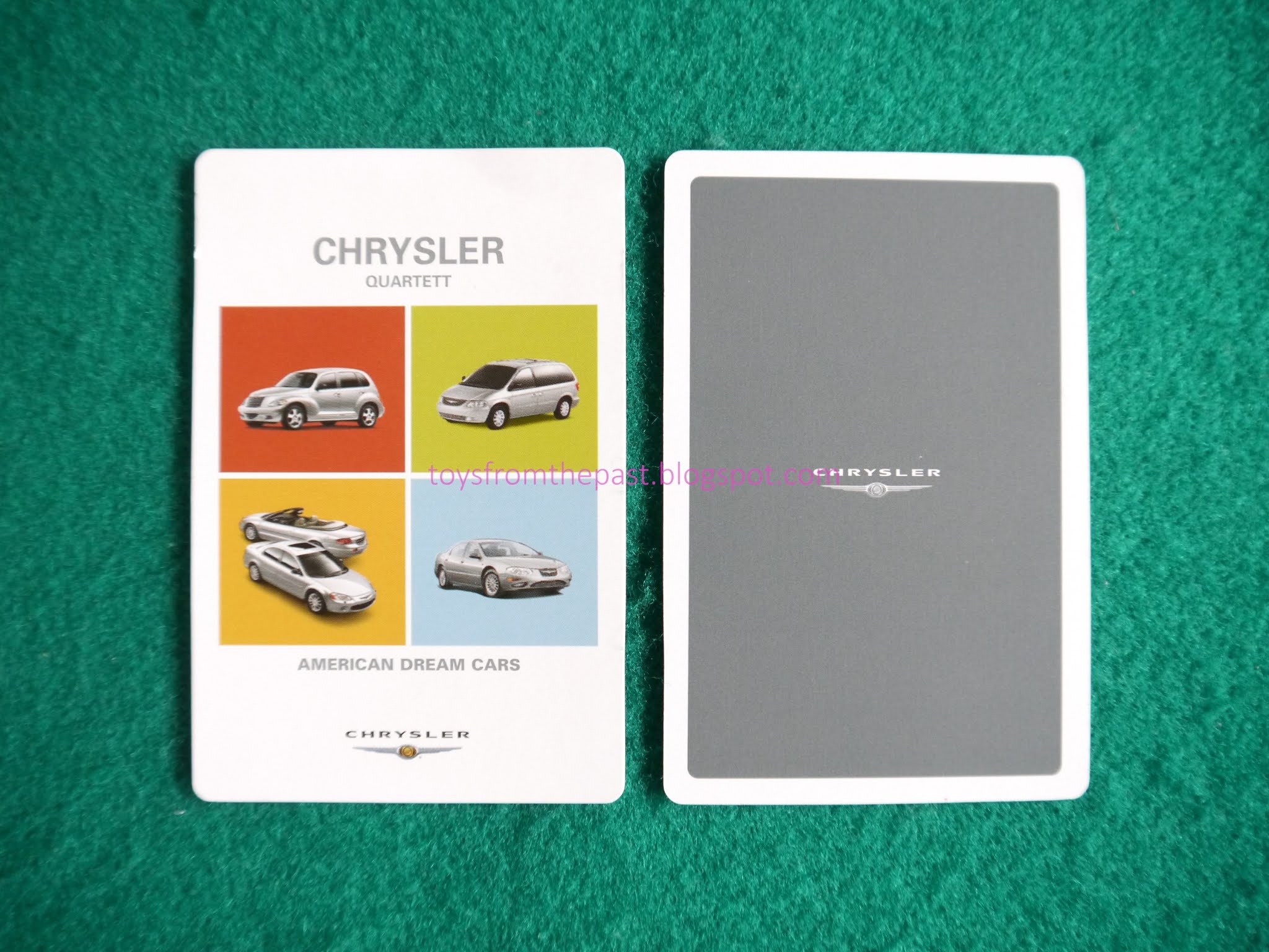 Toys from the Past: #981 CHRYSLER QUARTETT – AMERICAN DREAM CARS ...