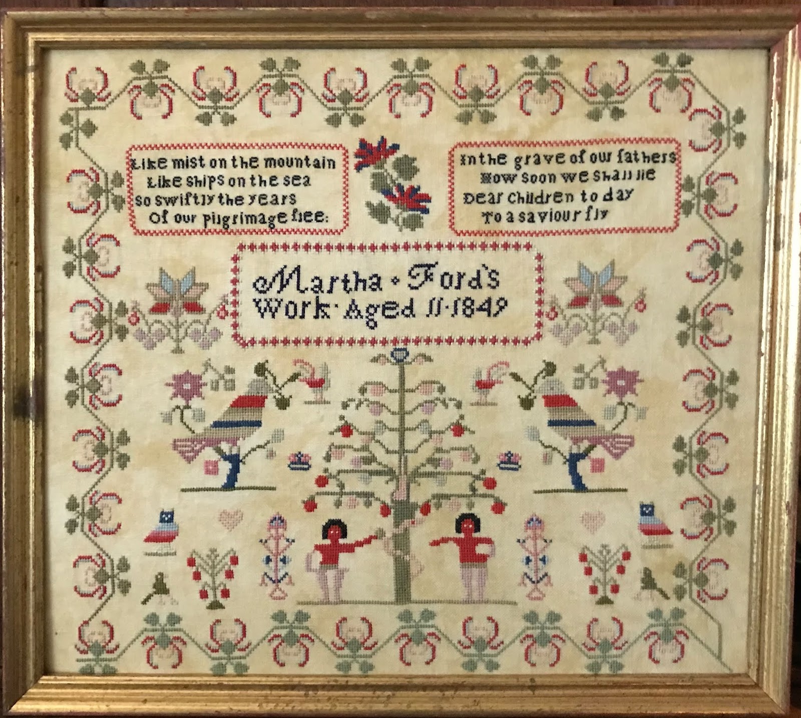 Merry Wind Farm: Four New Reproduction Samplers