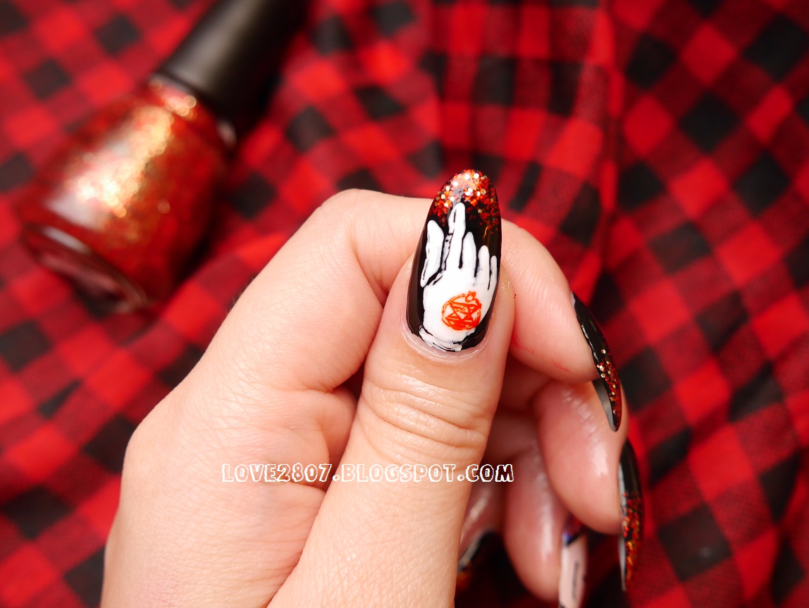 Fullmetal Alchemist Nail Art