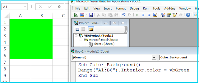 My Excel Journey: How to Change the Background Color in Excel VBA