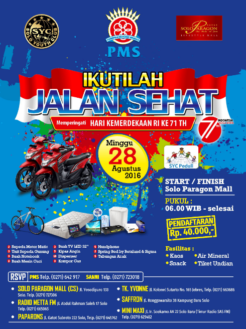 Desain Poster Jalan Sehat - Desain Grafis Kreatif