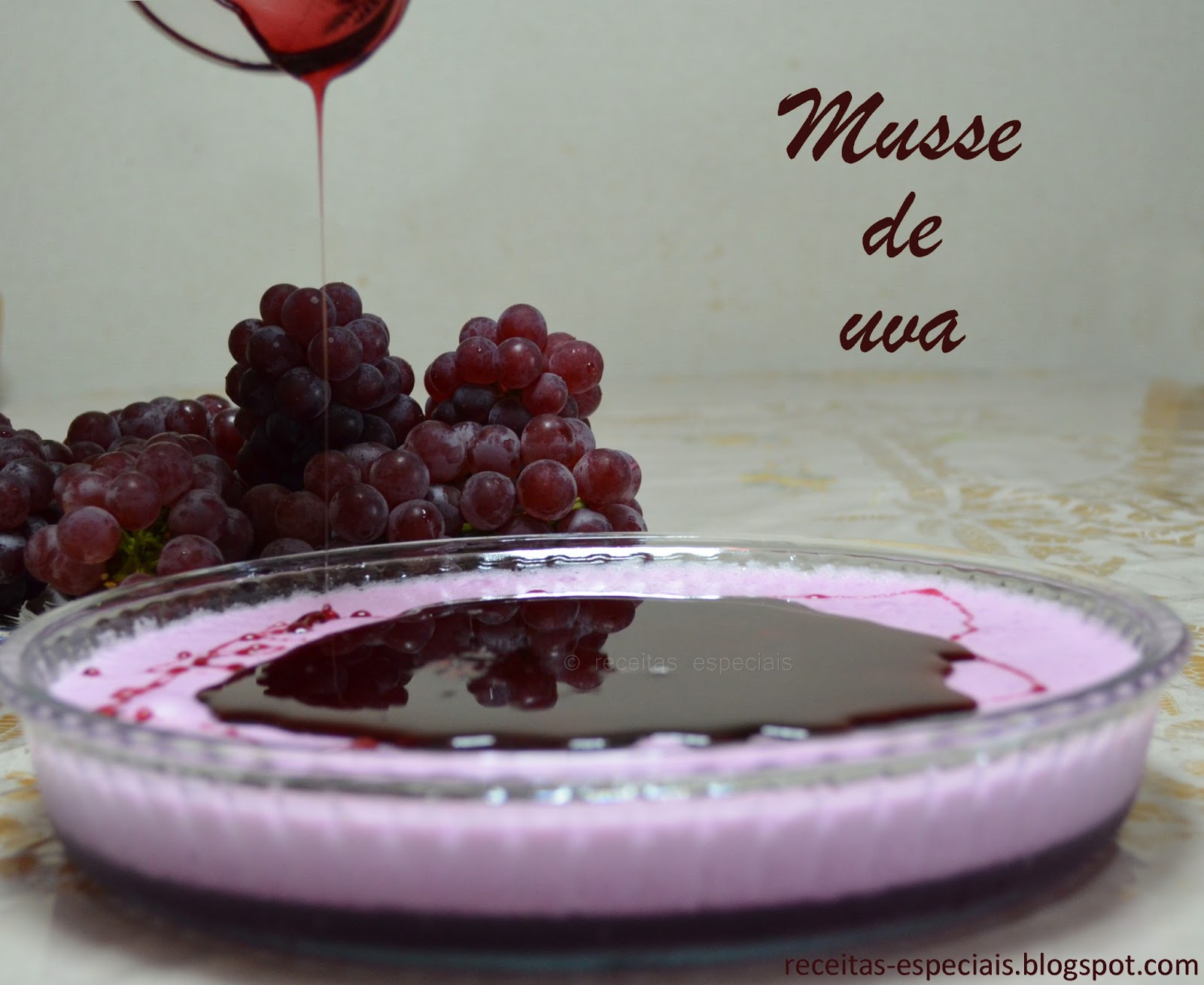 Musse de uva | Receita rápida e simples de fazer